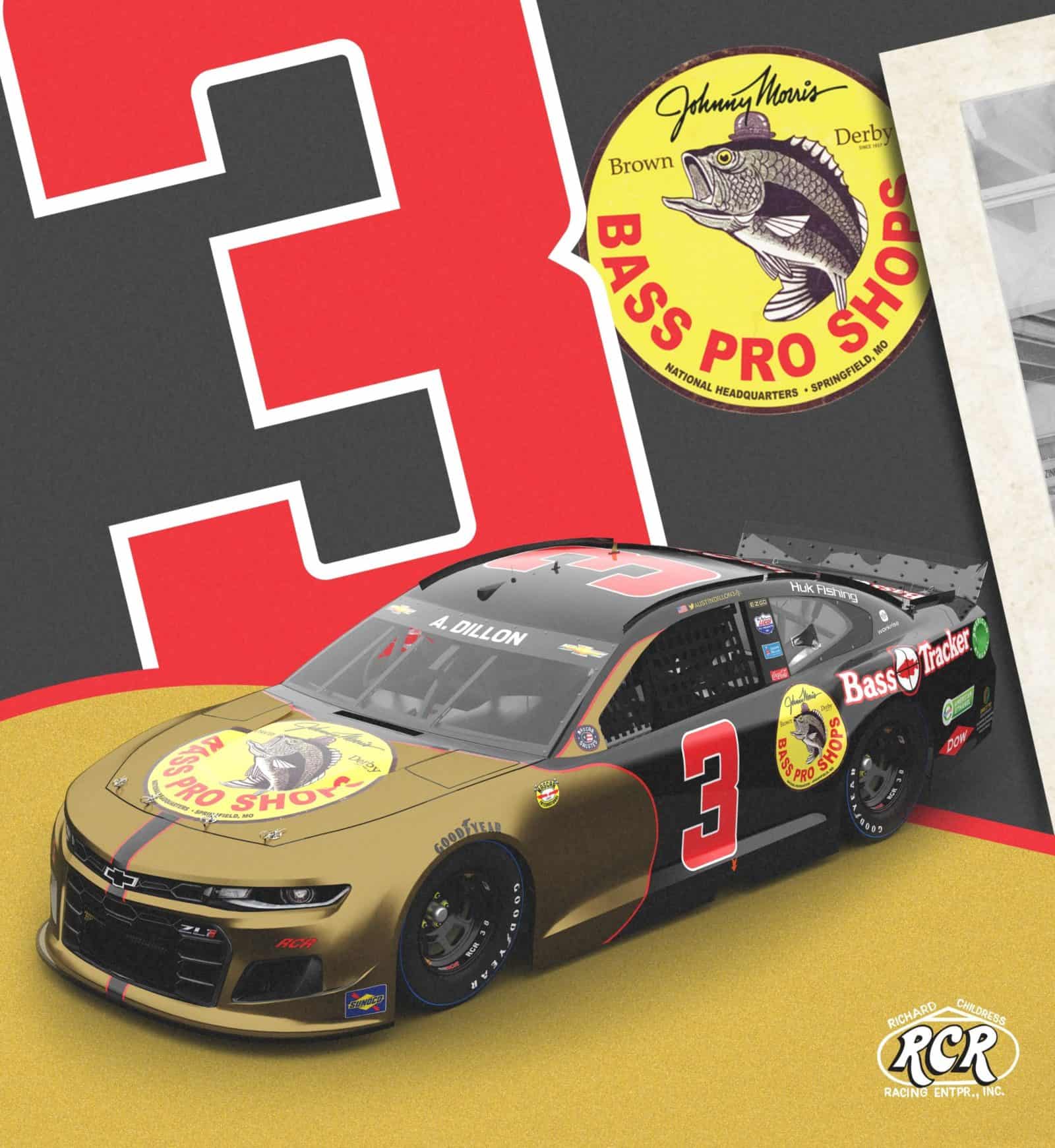 Bass Pro Shops and Richard Childress Racing announce throwback paint ...